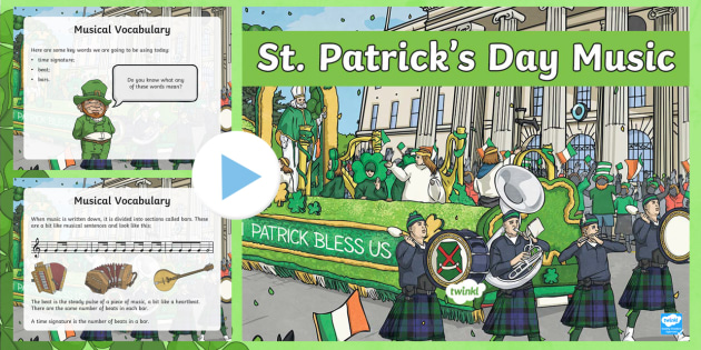 St. Patrick's Day Music PowerPoint (teacher made)