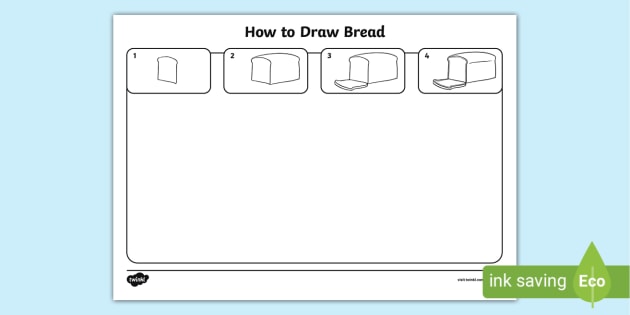 How to Draw Bread