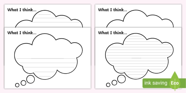 What I Think... Thought Bubbles