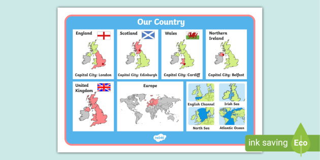 Our Country UK Word Mat (teacher made)