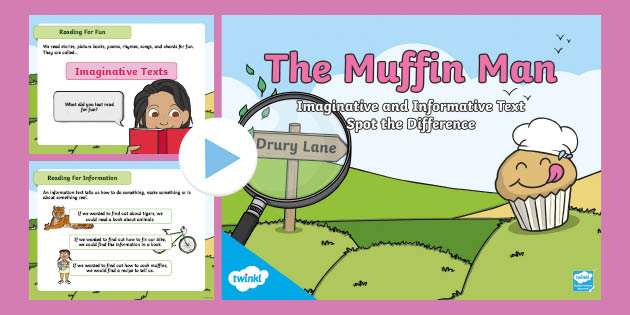 The Muffin Man Text Differences Fiction or Non-Fiction Game