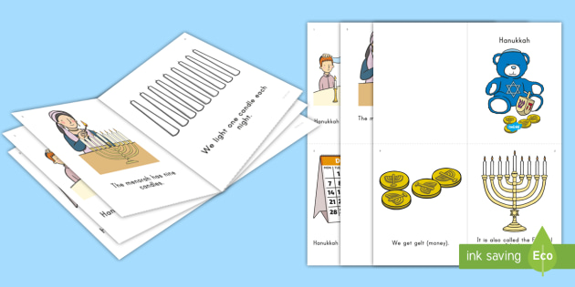 Hanukkah Emergent Reader - Holidays, Early Childhood Literacy, Beginning
