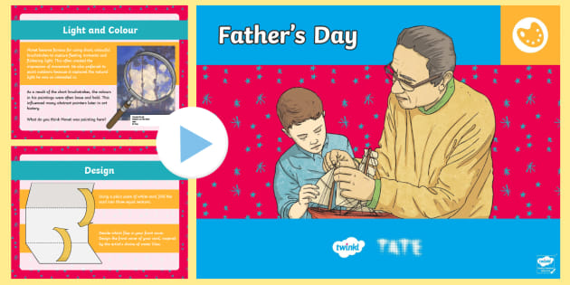 KS2 Father's Day Art PowerPoint (teacher made)