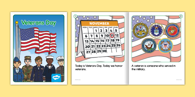 Veterans Day Emergent Reader eBook | Twinkl Veterans Day