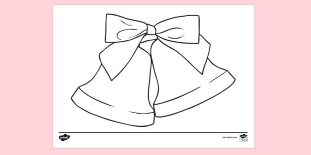 Jingle Bells Colouring Page | Colouring Sheets