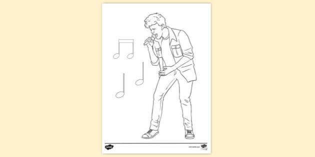 FREE! - Rock and Roll Colouring Sheet | Colouring Sheets
