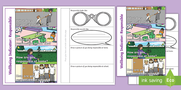 First Level Wellbeing Indicator Responsible Flap Activity