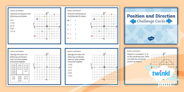 Year 6 Geometry - Position and Direction Primary Resources - Plan
