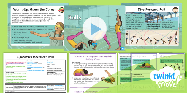 Year 6 Gymnastics: Movement Lesson 2 - Rolls (teacher made)