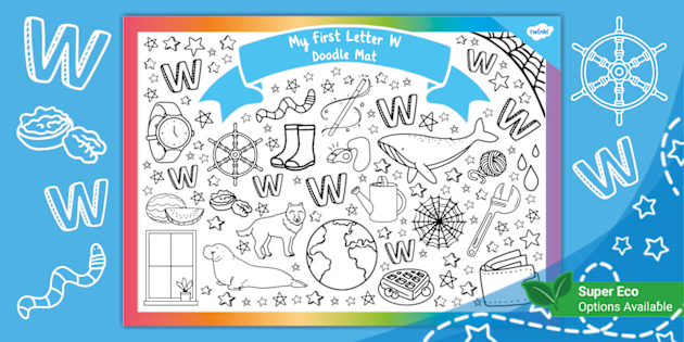 Alphabet Doodle Mats | twinkl.co.uk