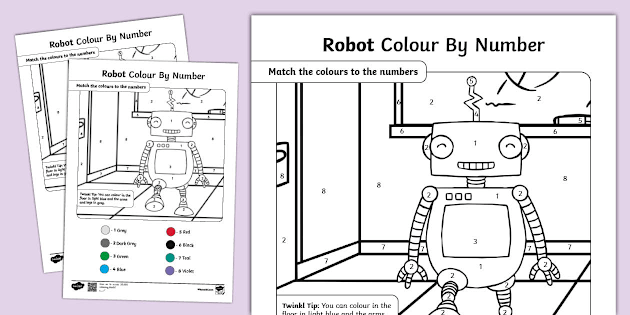 Robot Do a Dot Activity | Twinkl Do a Dot Activity | Dots