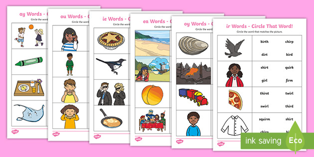 Phase 5 Circle That Word Worksheets (teacher made)