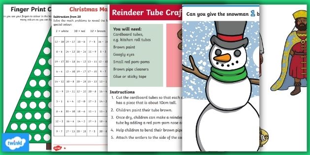 Christmas Activities, KS1, Kindergarten, Engage Kids, Active