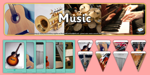 Music Pictures Resource Pack - Picture Cards (teacher made)