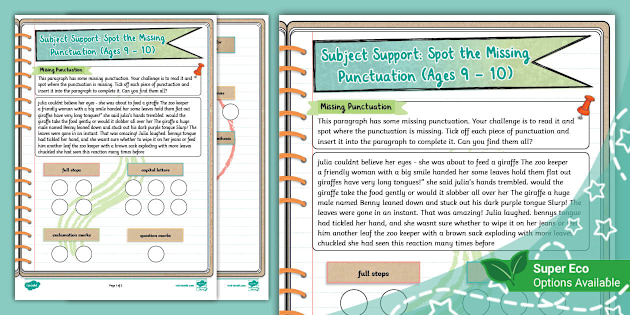 Year 5 Punctuation Parent Guide and Activity Ideas - Twinkl Guides