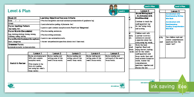 ‘ey’ saying /ee/ Lesson Plan - Level / Phase 6 Week 20 Twinkl Phonics