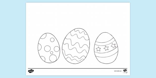 FREE! - Colouring Page for Children for Easter | Colouring Sheets