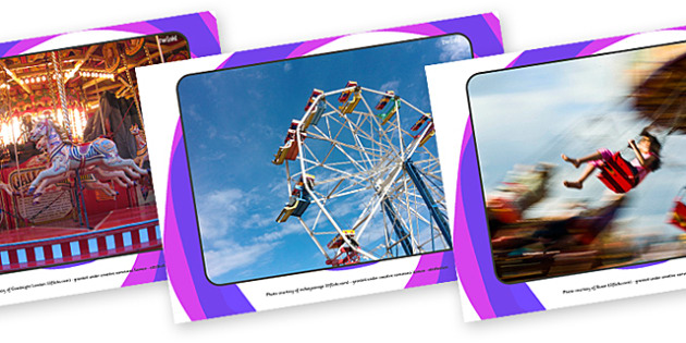 Fairground Rides Display Photos (teacher made)