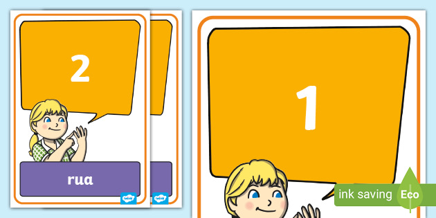 Numbers 1-10 Posters Te Reo Māori