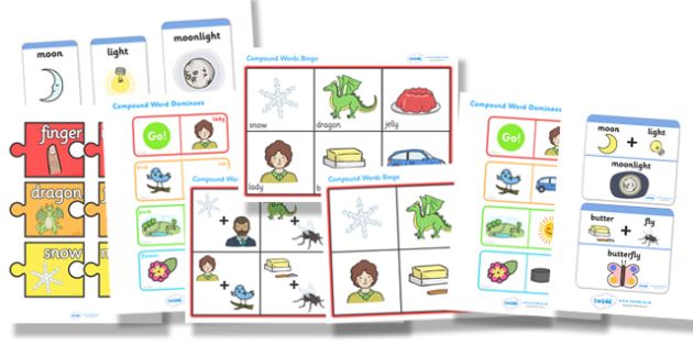 Compound Words Resource Pack (teacher made)