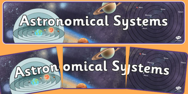 Astronomical Systems Display Banner NZ (Teacher-Made)