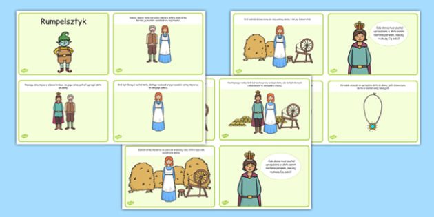 Rumpelsztyk po polsku (format 4 na A4) (teacher made)