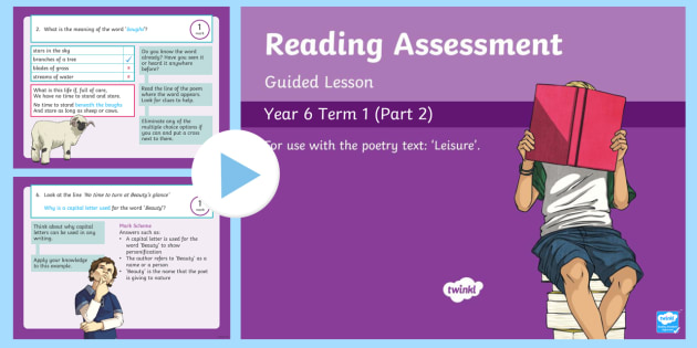 Year 6 Reading Assessment Poetry Term 1 Guided Lesson PowerPoint