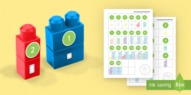 Numerals and Counting Number Shapes to Twenty Matching Connecting ...