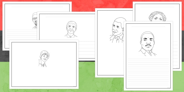 Black History Month Writing Frames (teacher made)