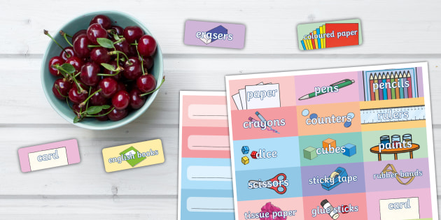 Printable Organization Labels | twinkl.com.au