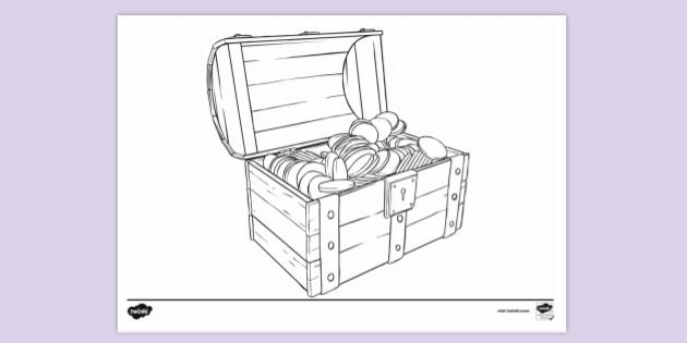 FREE! - Treasure Colouring Page | Colouring Sheets