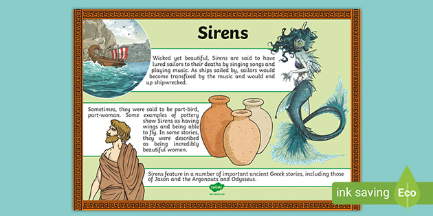 KS2 Sirens Poster (teacher made)