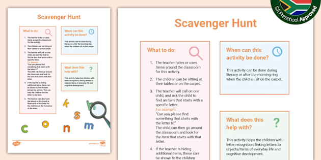 Preschool Scavenger Hunts | twinkl.co.uk