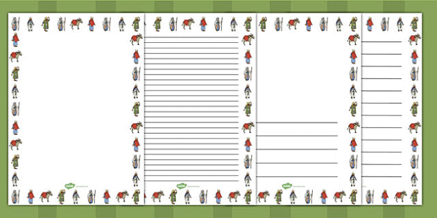 Sunday School Page Borders