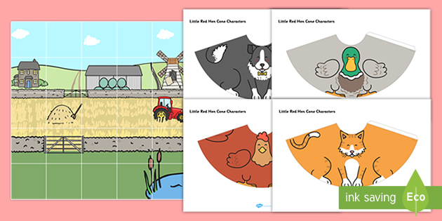 Little Red Hen Resource Pack (Compatible with Bee-Bot)