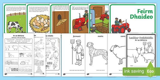 Gaelscoileanna Infants – Rang Dó Ainmhithe Pack