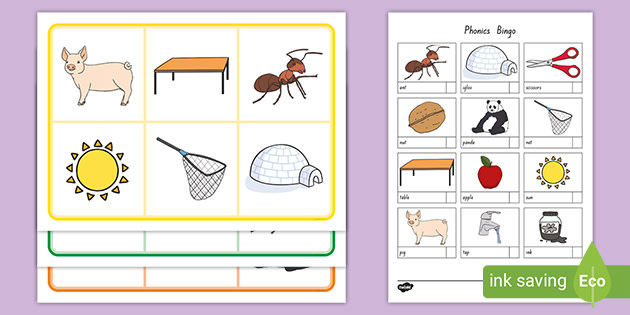 Initial Sounds Phonics Bingo (teacher made)