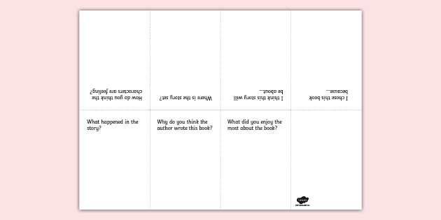 Before During After Booklet - Organiser - Primary Resources