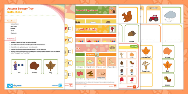 Twinkl Symbols: Autumn Topic Pack (teacher made)