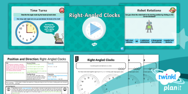 PlanIt Maths Y2 Position and Direction Lesson Pack Turns, Rotations and ...