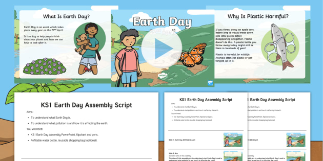 KS1 Earth Day: End Plastic Pollution Assembly Pack