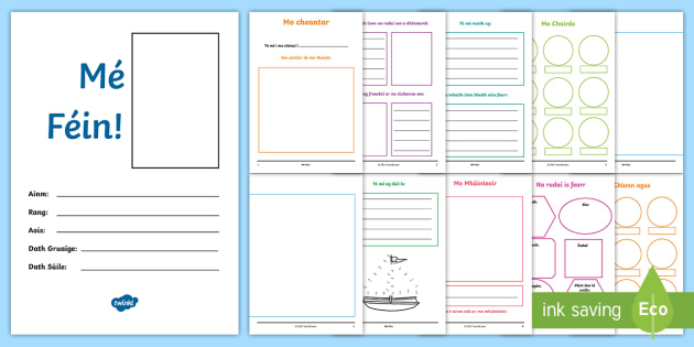 Mé féin leabhrán EC1 (teacher made)