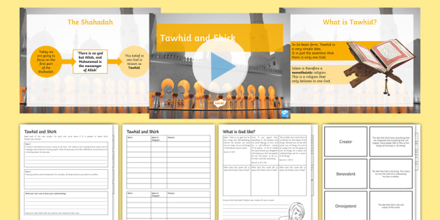 Islamic Beliefs and God - Islam Lesson Pack