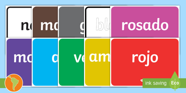 Pósters: Los colores (teacher made)