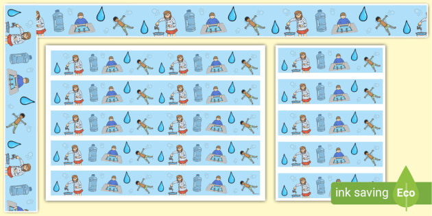 FREE! - Water Display Borders (teacher made)