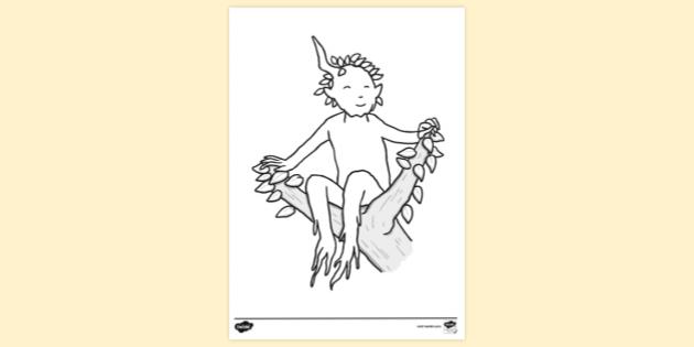 FREE! - Tree Folk Colouring Sheet | Fun & Printable Colouring Sheets