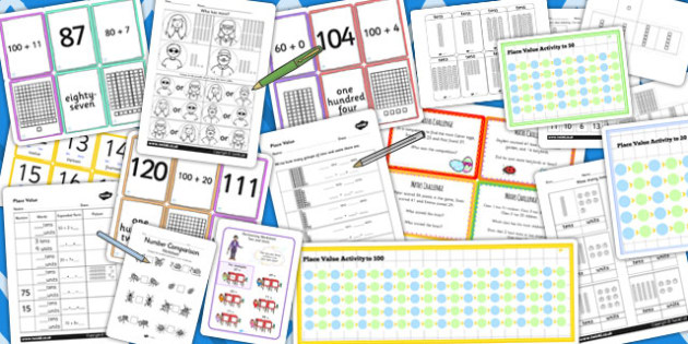 Year 2 Place Value Resource Pack (teacher made)