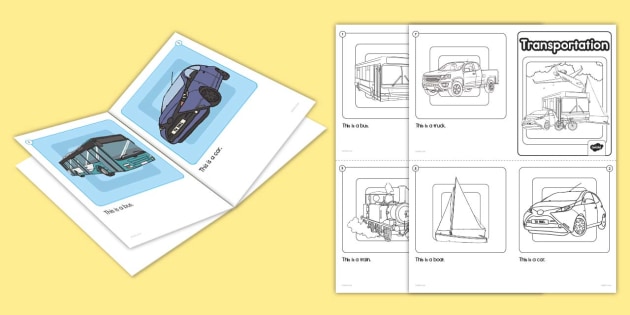 Transportation Early Emergent Reader (teacher made)