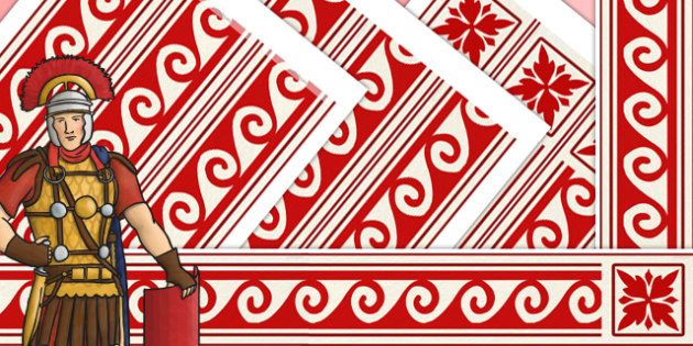 The Romans Themed Border Pieces (teacher made)