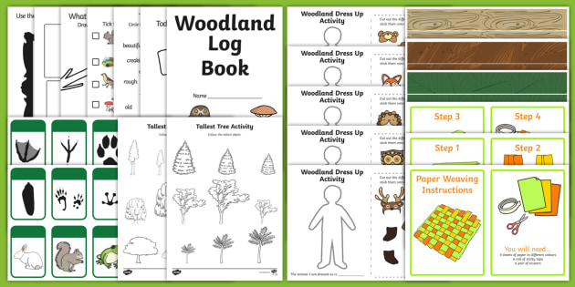 Forest and Woodland Activity Pack (teacher made)